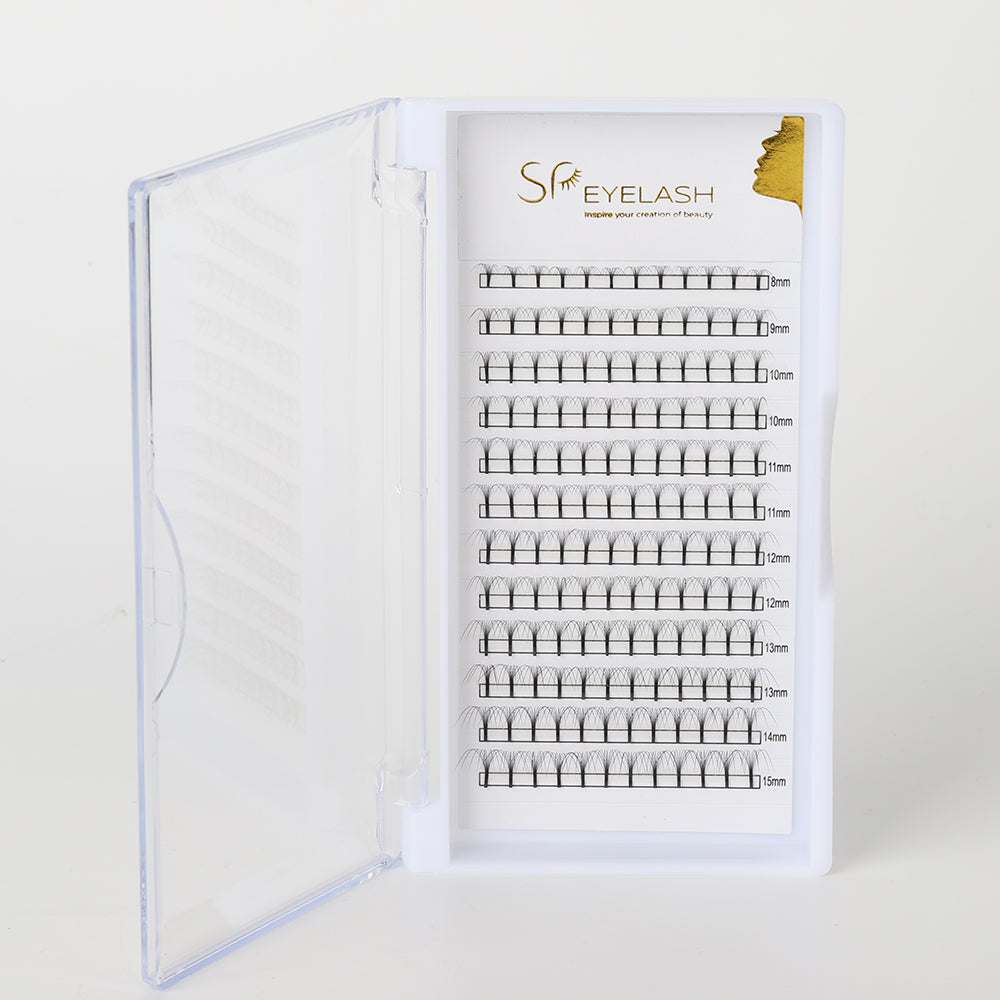 Premade Long Stem Fan Lashes 7D – speyelashes