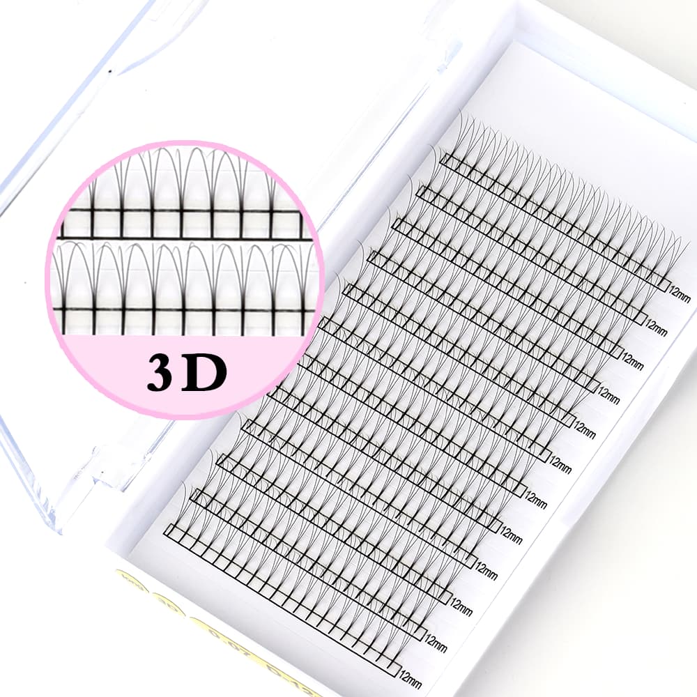 Premade Long Stem Fan Lashes 3D – speyelashes