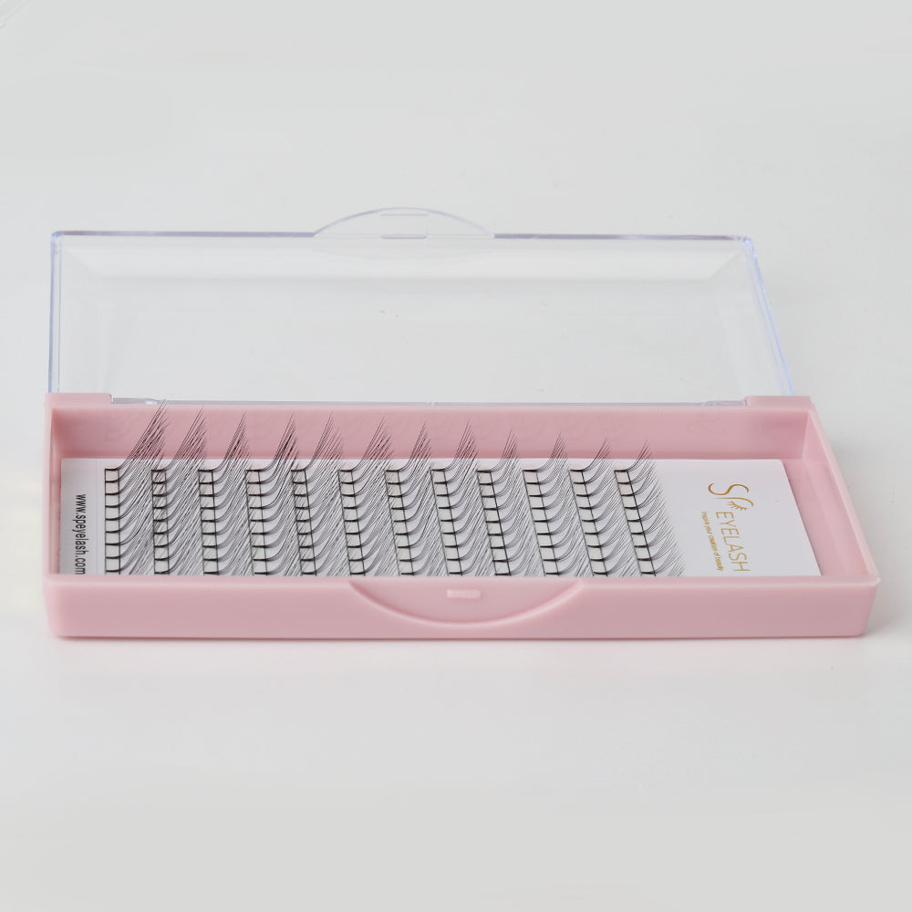 Premade Short Stem Fan Lashes 5D – speyelashes