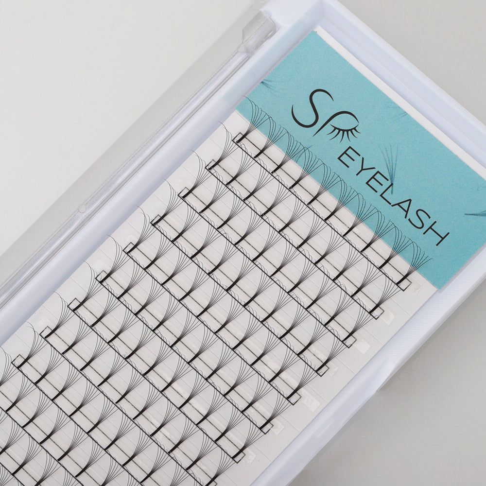 6d Premade Volume Fans Long Stem Lashes – speyelashes